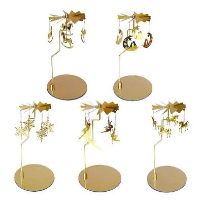 Rotating Candle Holder Rotary Candlestick Tealight Holder