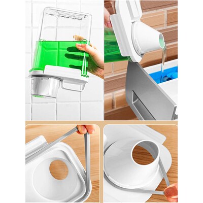 Airtight Laundry Detergent Powder Storage Box Clear washing