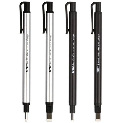 Eraser Mechanical Highlighting Round Square Refillable Pen S