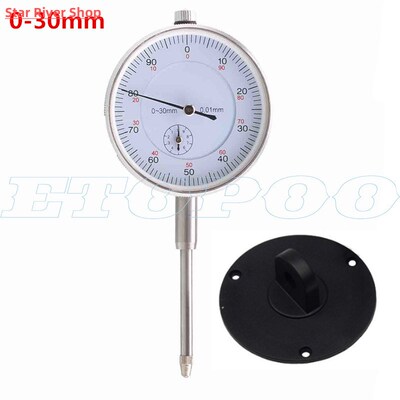 0-10/25/30mm Dial Indicator 0.01mm Resolution Gauge Shockpro