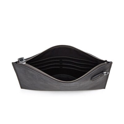Mens Clutch Bag Crazy Horse Pattern Hand Grab Bag Soft Surf