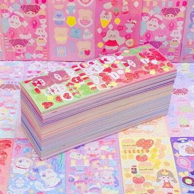 Kawaii Stickers for Kids Cute Stationary Aesthetic Diary Dec