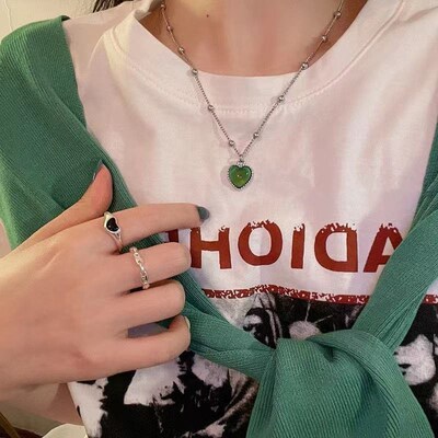 Feeling Emotional Sensitive Discoloration Love Pendant Neckl