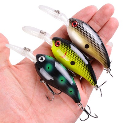 10cm 14g Crank Fishing Lure Crankbait Swim Bait Isca Artific