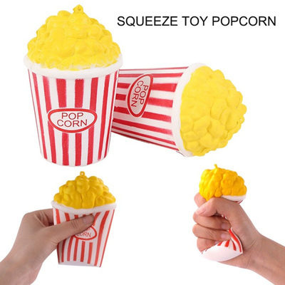 Jumbo Cute Popcorn Cake Hamburger Squishy Unicorn Milk Slow