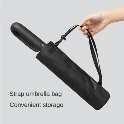 Reinforce Ring Clasp Fully Automatic Umbrella Men Women 10 D