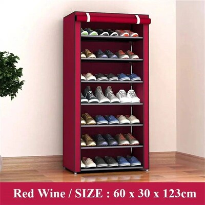 Multilayer Shoe Rack Organizer Nonwoven Fabric Hallway Entry