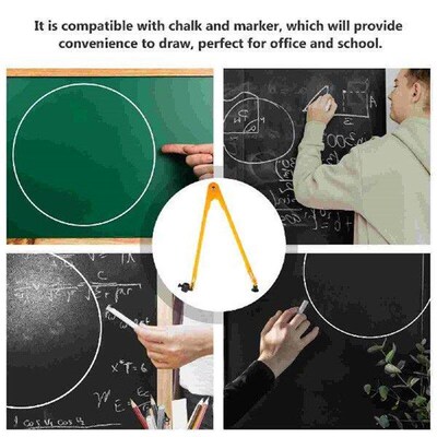 Compass Teaching Tool Chalk Marker Large Drawing Geometry