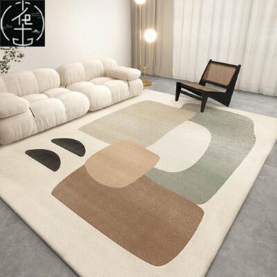Carpet living room light luxury luxury large area carpet tea