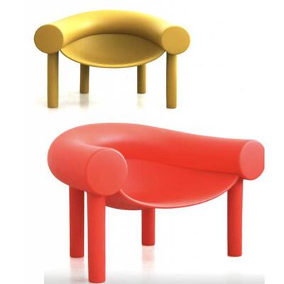 grcic sam son设计师创意马蹄椅艺术U型椅大象腿椅个性造型椅子