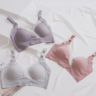 Wirefree Nursing Maternity Bra Clothing Cotton Breastfeeding