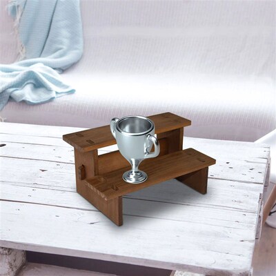 2/3/4/5 Layer Wooden Display Riser Shelf Fashion Storage Pra