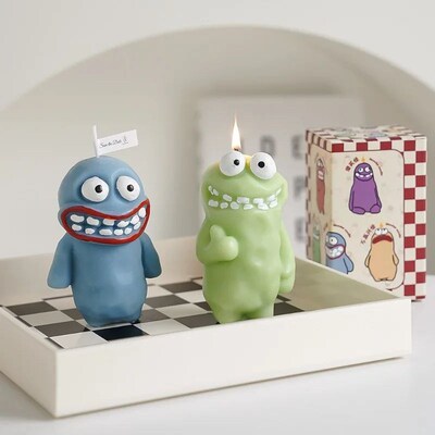 Clay Man Monster Candle Funny New Year Fragrance Birthday