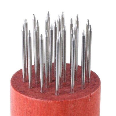 Stainless Steel Tenderizer Needle Hole Hammer Poke Pointed