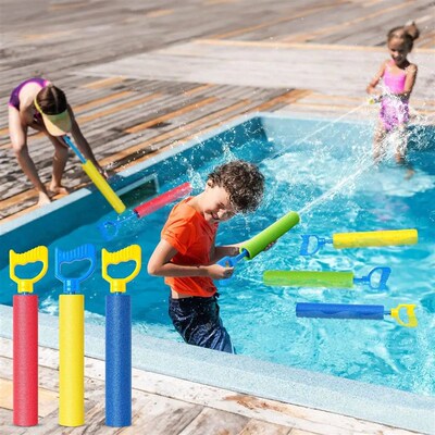 Summer EVA draw type water gun Childrens mini foam water gu