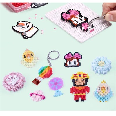 24/48/72 colors hama beads kit toy 2.6/5mm perler educationa