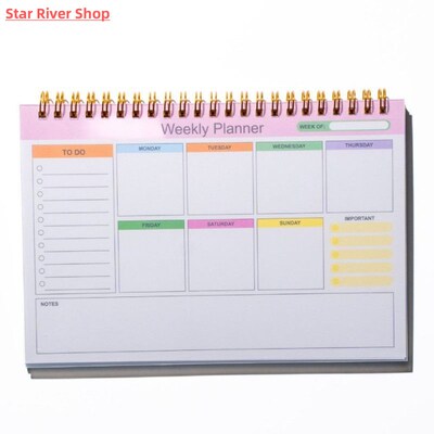 Weekly Goals Schedule Planner To Do List Notebook Calendars