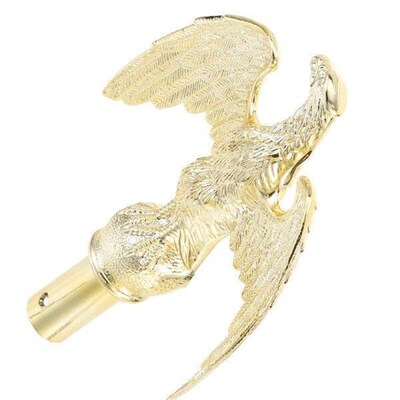 Outdoor Flagpole Head Eagle Topper Ornament Indoor Parts
