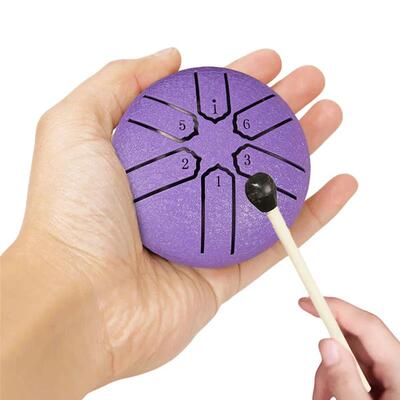 3 Inches 6 Notes Rain Drum for Outside Steel Tongue Drum Rai