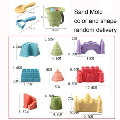 Outdoor Game For Kids 6PCS Sand Toys Set Beach Castle Bucket
