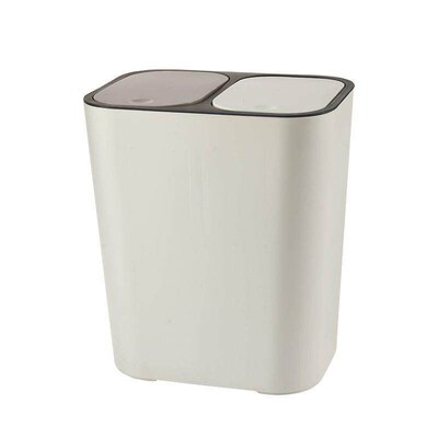 Dual Trash Can Garbage Can Recycle Bin Dual Compartments