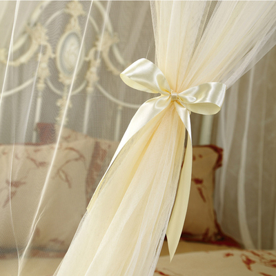 自然风 圆顶蚊帐1.8m吊顶1.5m床公主风防蚊罩帐床家用免安装2米