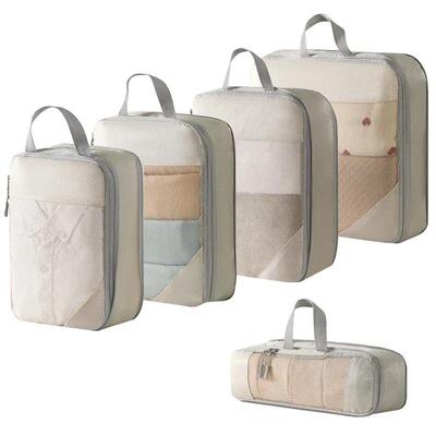 Compression Packing Cubes for Suitcases Travel Accessories E