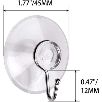 10/20Pcs Suction CupsSuckers Glass Window Wall Hook Hanger