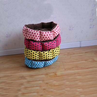 Warm Dog Bed House For small medium dogs dots  The Bed For D