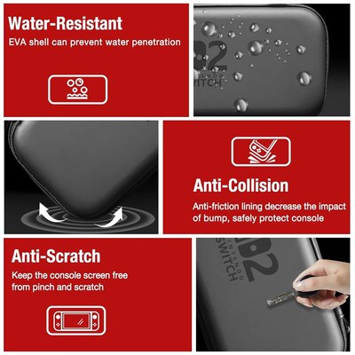 Slim Travel Carrying Case for 2025 Nintendo Switch 2 Accesso