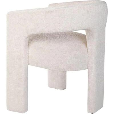 Modern Luxury Jacquard Fabric Upholstered Accent Sculpture D