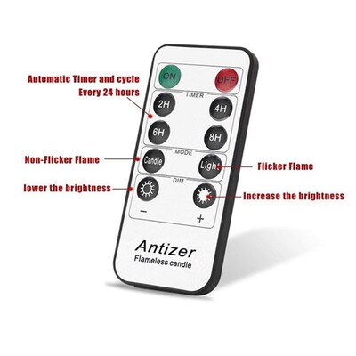 Flameless Candles Led Candles Pack  Ivory Real Wax Battery