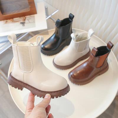 Childrens British Style Martin Boots 2025 Korean Style Girl