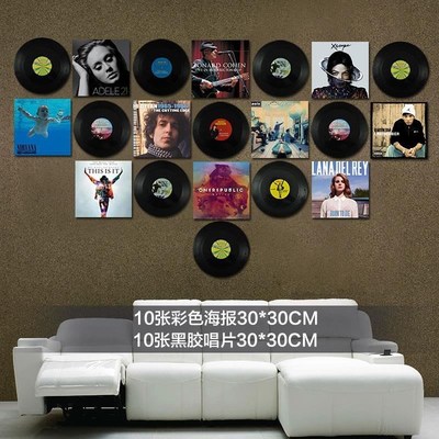 Industrial style retro restaurant wall decoration wall。