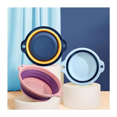 Portable Foldable Laundry Basin Plastic Travel Folding Wash