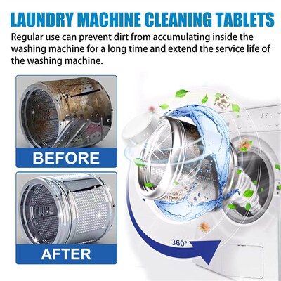 Jakehoe Washing Machine Effervescent Tablets - Fast-acting c
