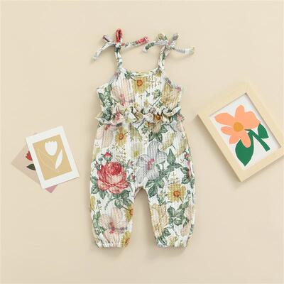 Citgeett+Summer+Newborn+Baby+Girls+Flower+Print+Sleeveless+B