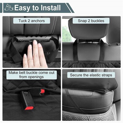 Large Dog Carrier Bag Travel Car Seat ver Waterproof Protect