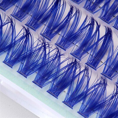 40D color hot melt flower hair false eyelashes