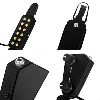 G6DE 12 Sound Hole Guitar Pickup Classical Transducer