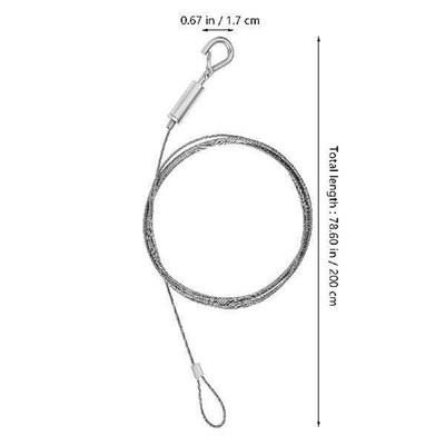 Flower Pot Wire Picture Hanging Hook Stainless Steel Rope