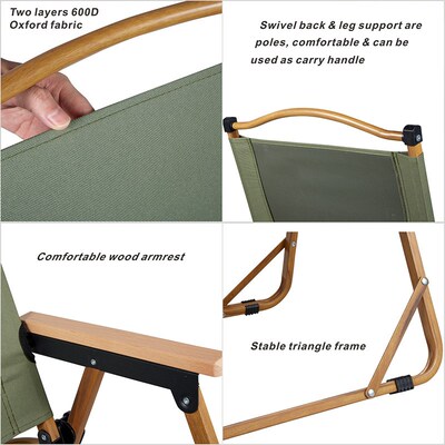 Portable folding chair, Kmitt chair, aluminum camping