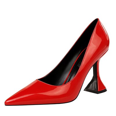 Shoes New Patent Leather Woman Pumps Fashion Women Shoes Ban