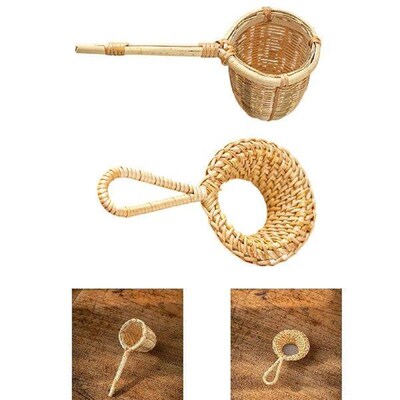 Bamboo Tea Strainer Creative Fine Mesh Tea Colander Tea