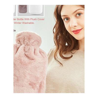 2000ml Safe Hot Water Bottle Soft Warm Winter Portable Reusa