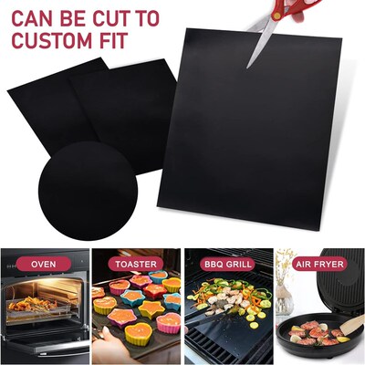 Oven Liners Non-stick Teflon Mats Reduce Food Spills  Stuck