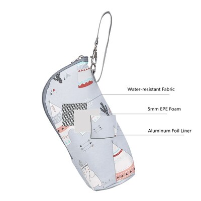 Baby Bottle Bag Portable Mother Feeding Bottle Warmer Baby F