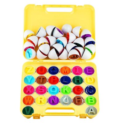 Matching Eggs Easter Toy Montessori Colors Shapes Recognitio