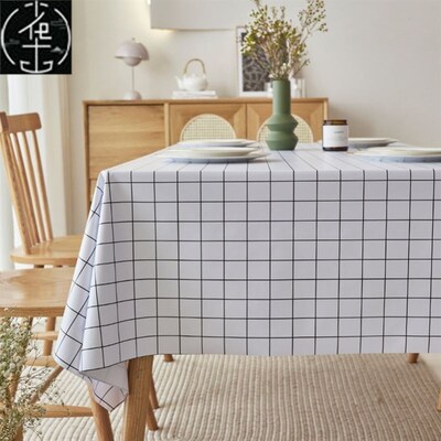 waterproof tablecloth plastic washable  table cover mat big