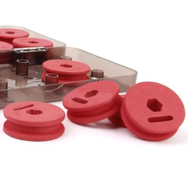 16pcs Foam Spools Line Box Winding Board Fishing Line Shaft